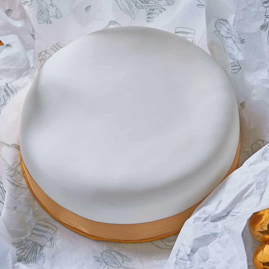 Fully Iced Christmas Cake Delivery | Meg Rivers Artisan Bakery