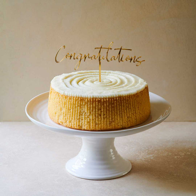 Congratulations Cake Topper | Meg Rivers Artisan Bakery