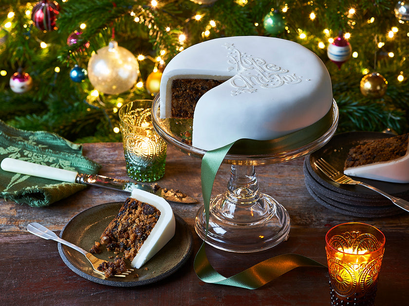 Limited Edition : HOPE & JOY Fully Iced Classic Christmas Cake | Meg ...